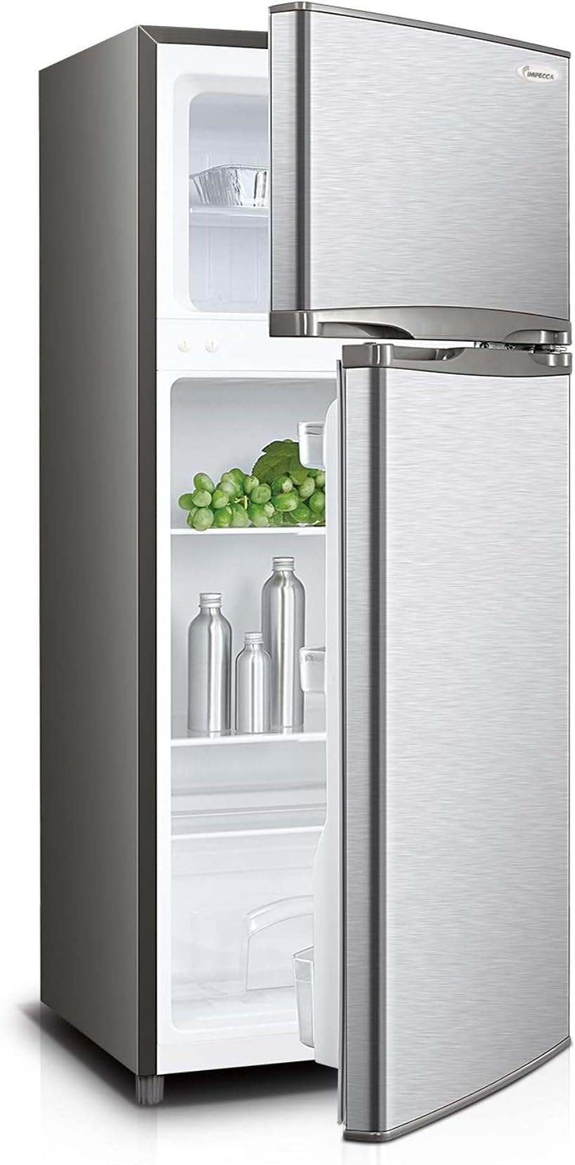 Amazon.com: Arctic King - 3.2 Cu Ft Two Door Mini Fridge with Freezer ...