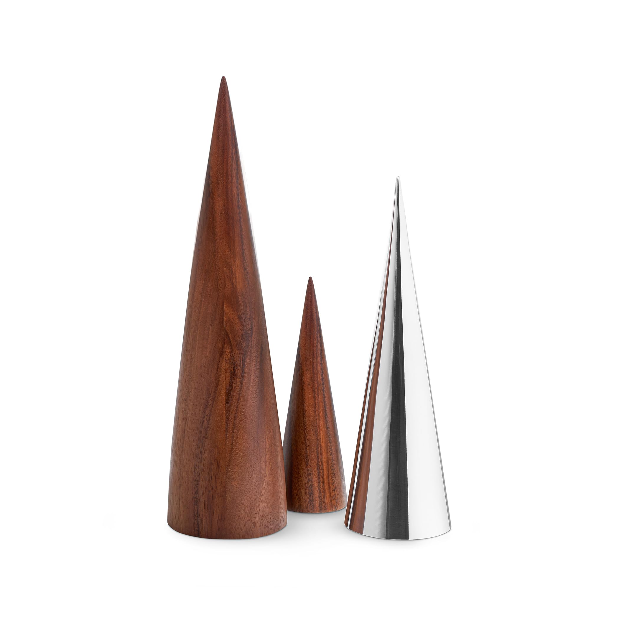 Amazon.com: Nambe The Rondure Trees (Set of 3) - Acacia Wood & Nambé ...