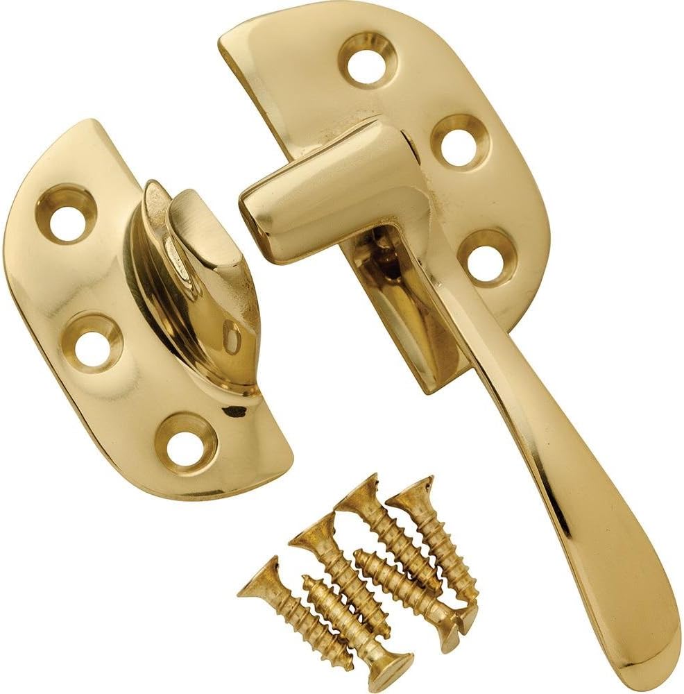 Solid Brass Icebox Right hand latch (for 3/8" offset doors) - Cabinet ...
