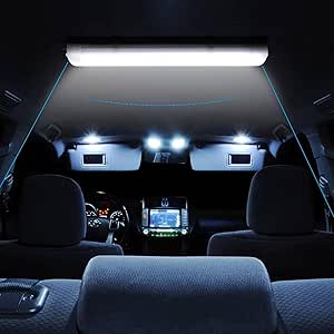 12 Pack 108 LED Interior Light Bar Lamp Universal Strip Lighting Van ...