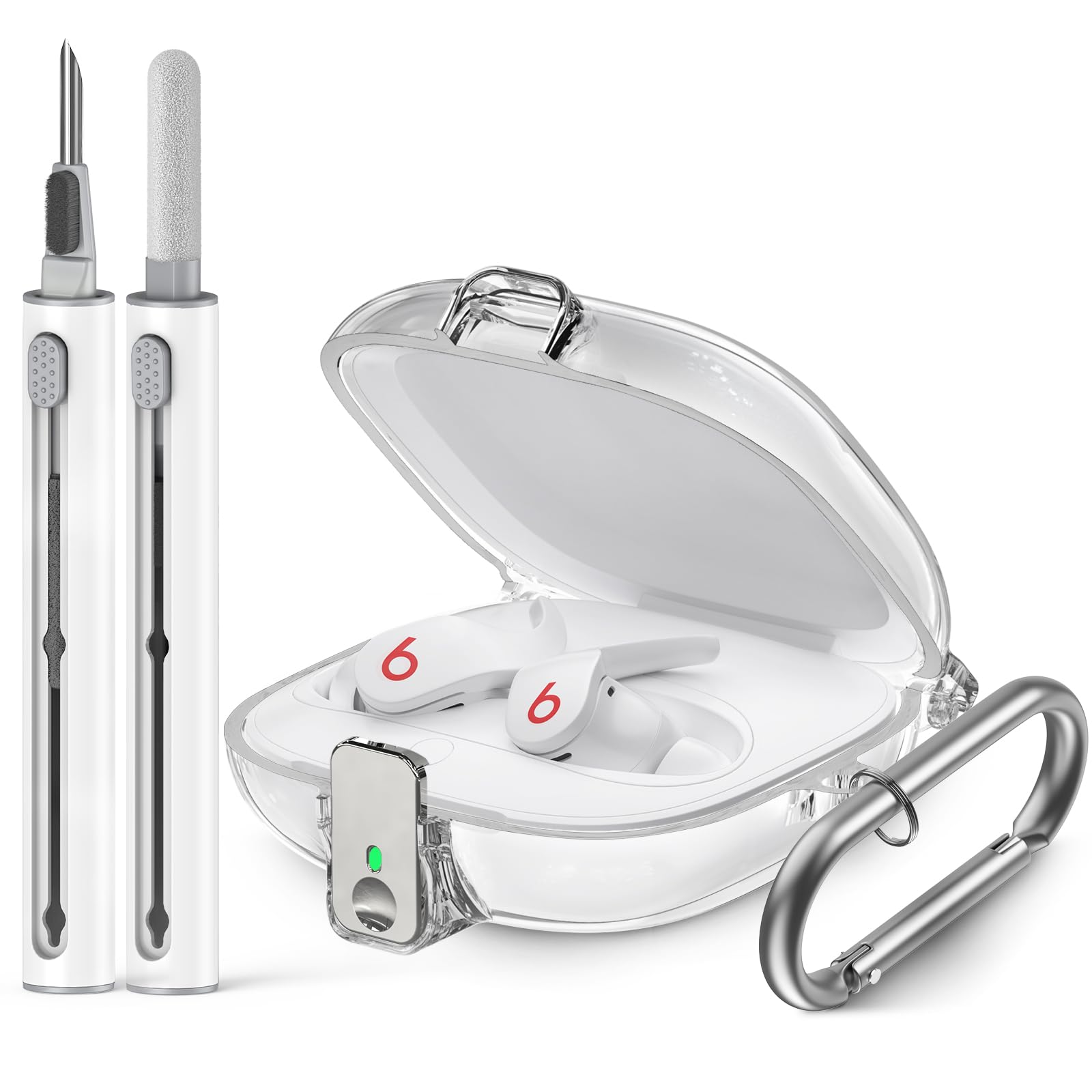 Amazon.com: [Safety Lock] Beats Fit Pro Case Cover,3 in 1 Cleaner Kit ...