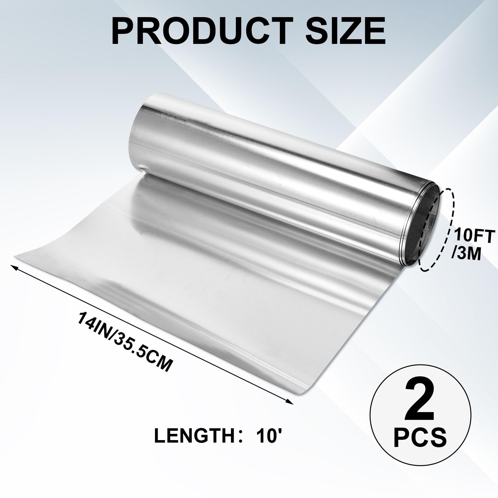 Snapklik.com : Therwen 2 Roll Aluminum Flashing Roll Metal Aluminum ...