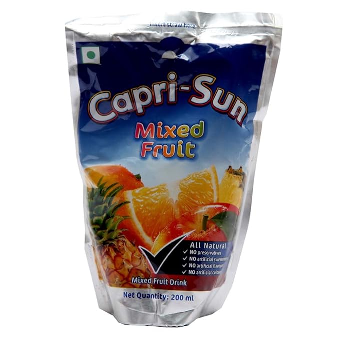 Capri Sun Drink - Mixed Fruit, 200ml Pouch : Amazon.in: Grocery ...
