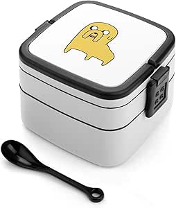 Amazon.co.jp: Adventure Time Lunch Box, 2 Tiers, Fluffy, Lunch Box ...
