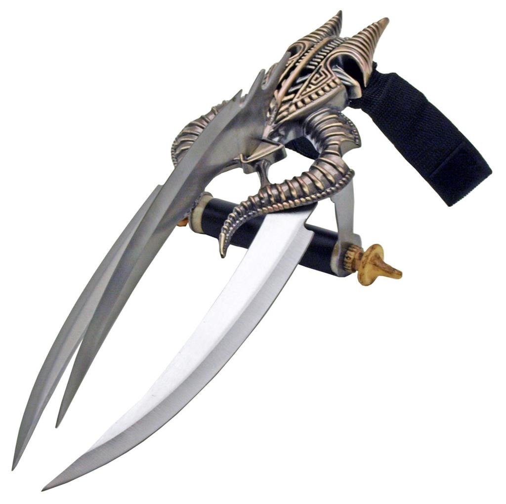 Alien Head Tri Blade Hand Katar Hunting Knife | Desertcart UNITED STATES