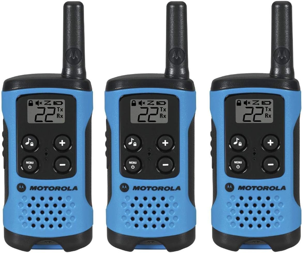 Amazon.com: Motorola T100TP Talkabout Radio, 3 Pack : Electronics