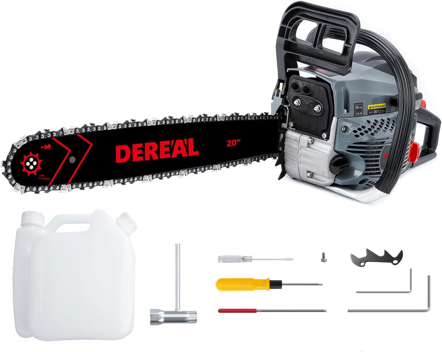 Amazon.com: 58cc Gas Chainsaw 20 Inch - 2-Stroke Gas Powered Chainsaw ...