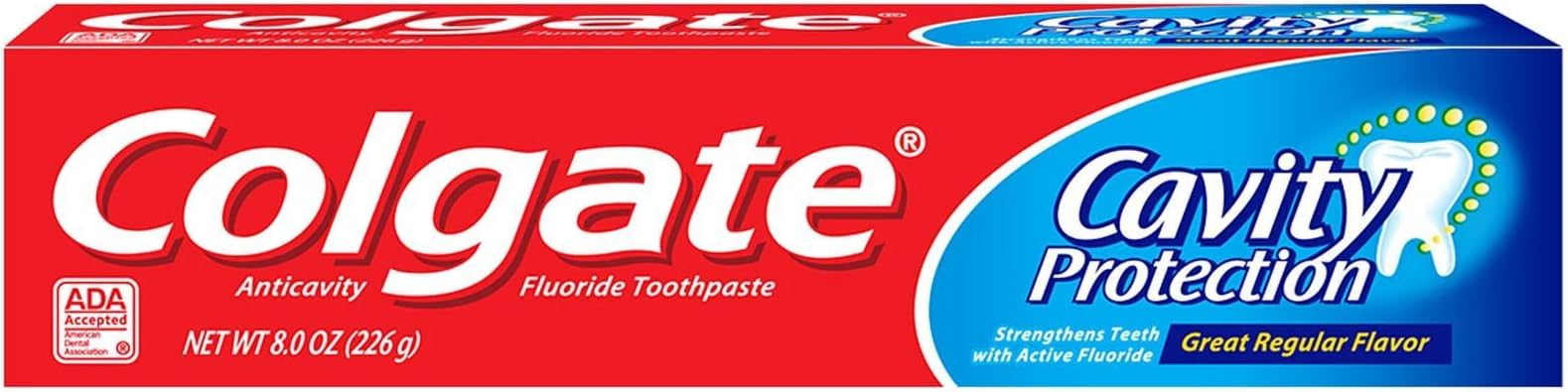Amazon.com : Colgate Cavity Protection Toothpaste, 8 Ounce : Health ...