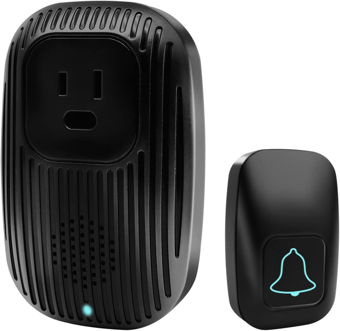 Timbre Inalámbrico, Timbre Exterior Impermeable con Enchufe y 2 Puertos ...