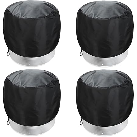 4 Pack Turbine Roof Vent Cover Turbine Ventilator Cover Turbine ...