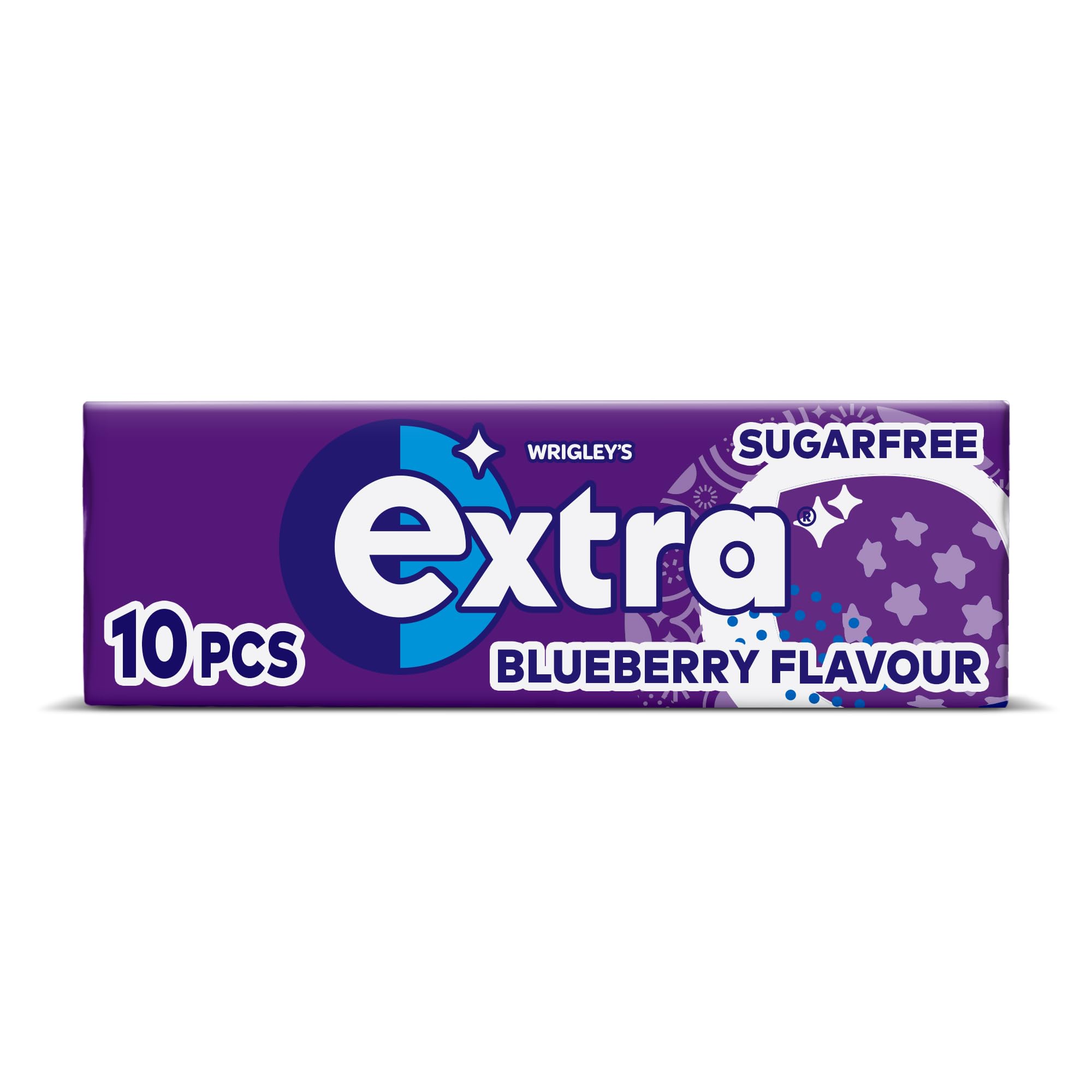 Extra Blueberry Flavour Sugar Free Chewing Gum 10 pieces (1 x30x36 ...