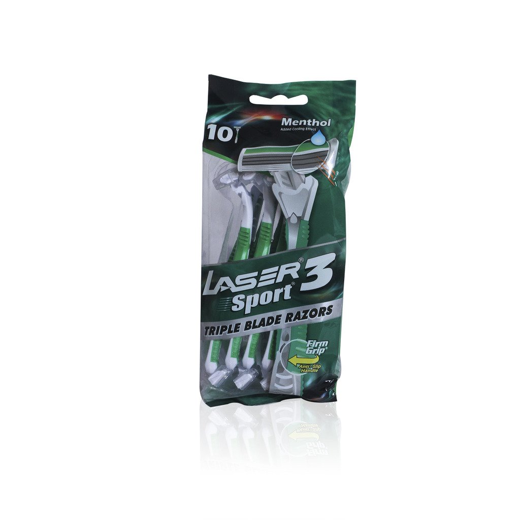 Buy Laser Shaving Razor - Menthol, 10 Pieces Pack Online at Low Prices ...