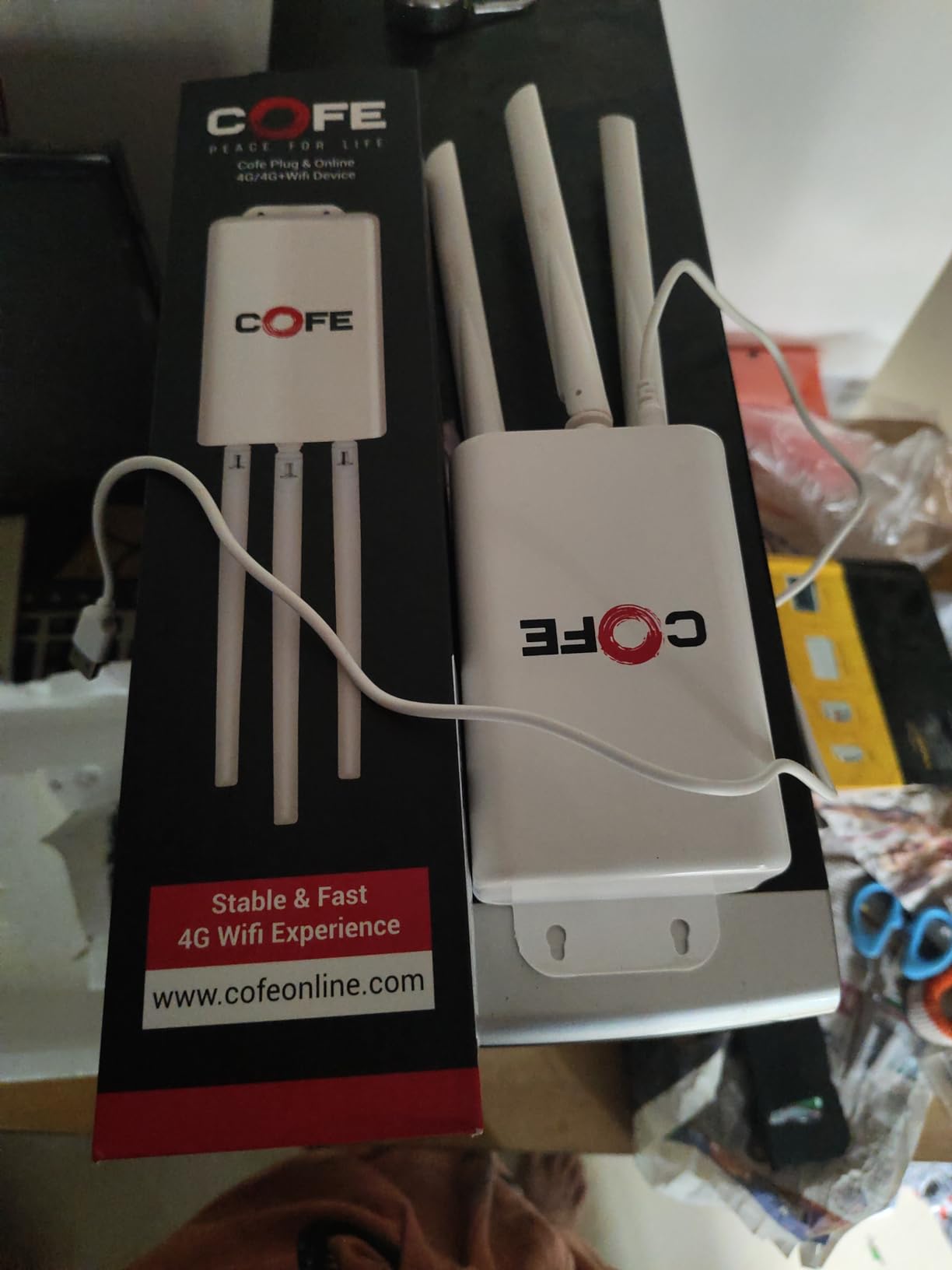 CF-807 Wdii S Wi-Fi 6 with 300 Mbps Speed Wi-Fi 4G Sim Router| Support ...