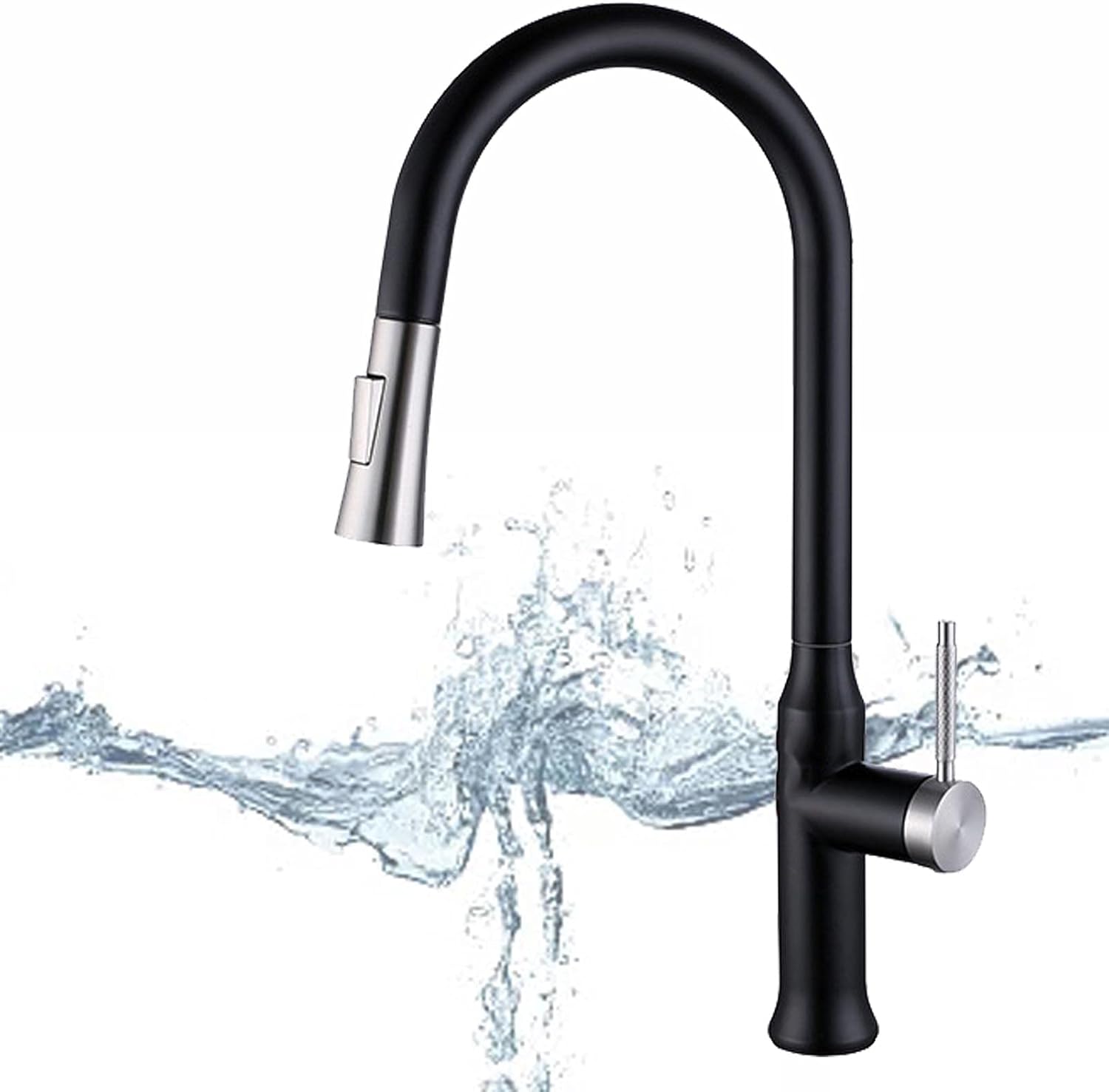 Touchless Kitchen Faucet Two-Sensor One-Handle High Arc Kitchen Tap ...