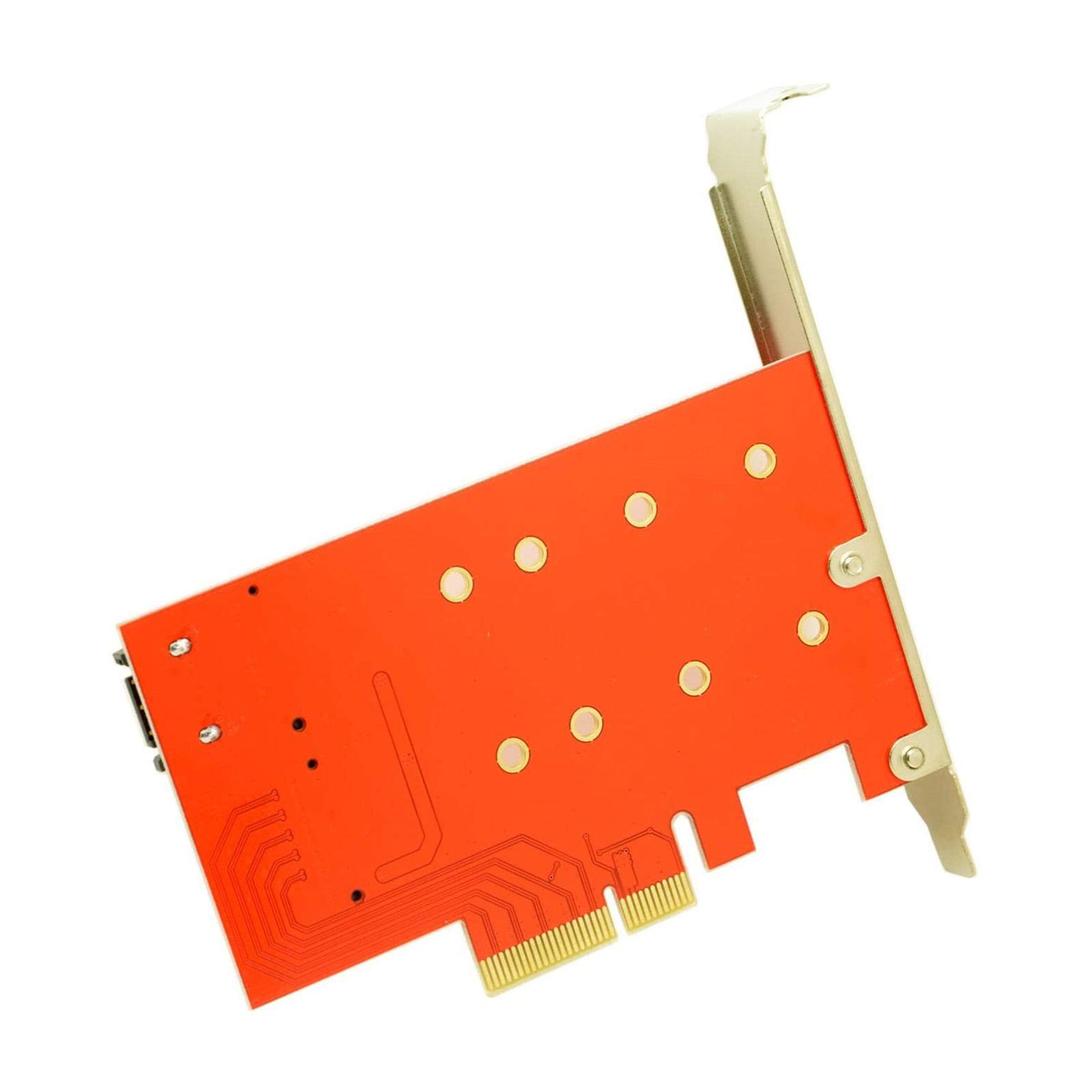 Buy LWS Dual M.2 PCIE Adapter for sata, Desktop pci-e to m. 2 Key B ...