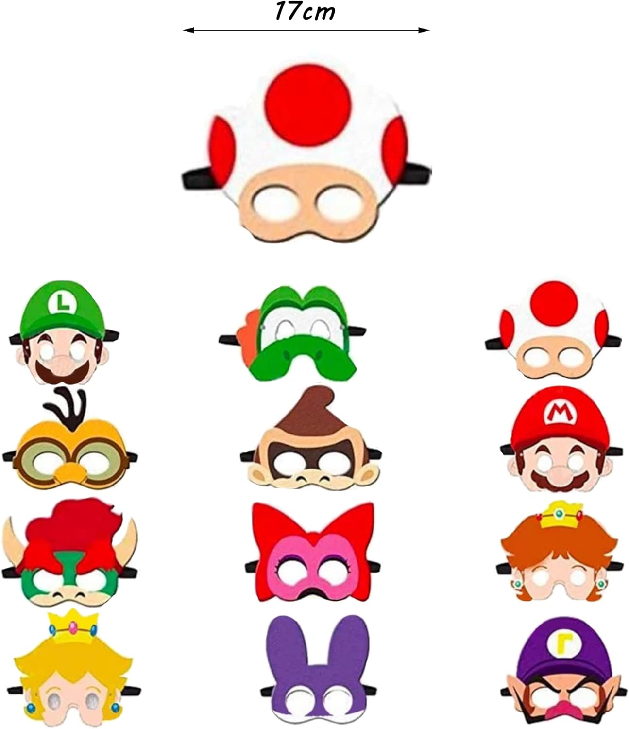 000 Maske Super Mario Masken Mario Bros kinder Masken Geburtstag Deko ...