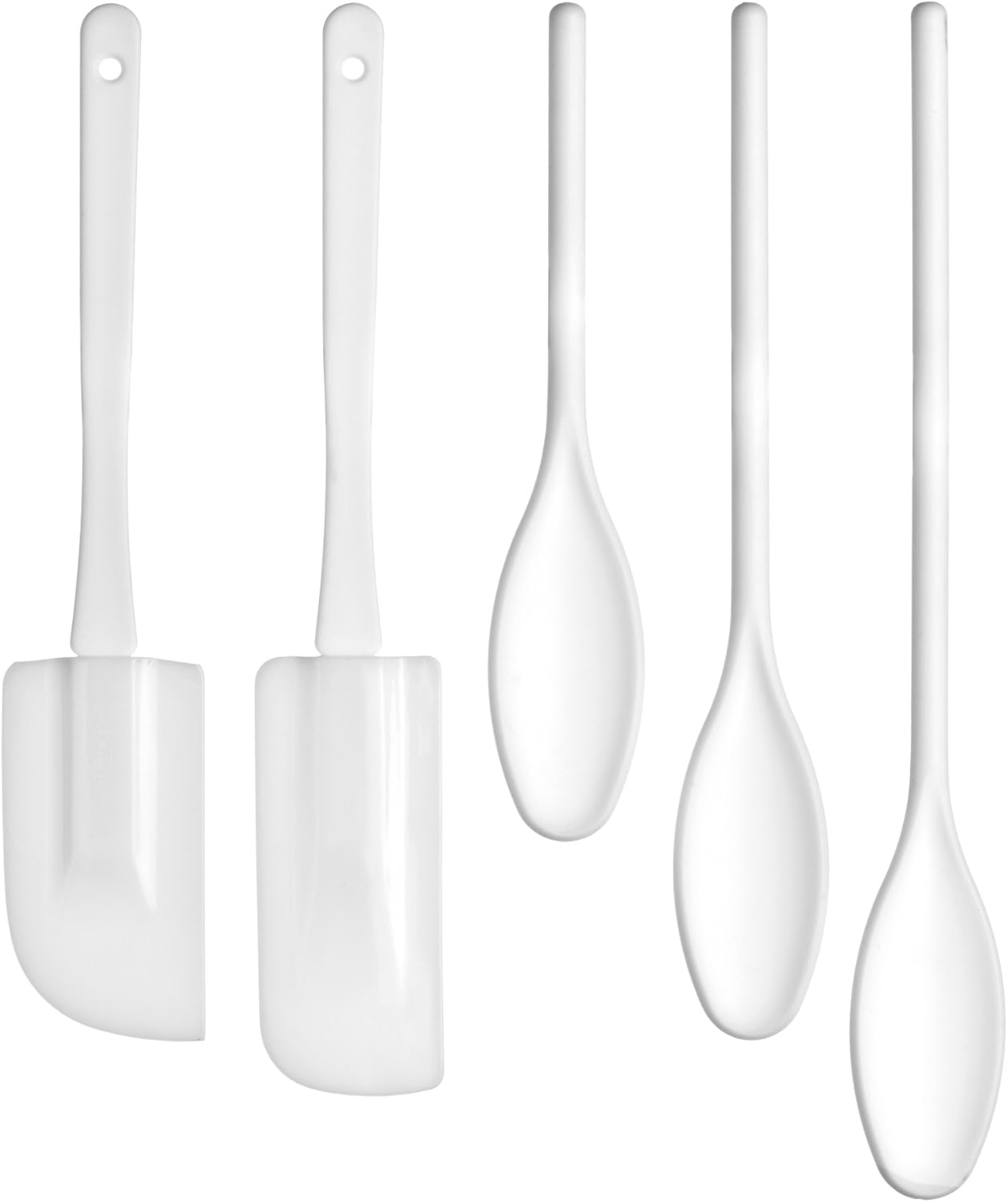 Premier Housewares Utensil Set, 5-Pieces - White : Amazon.co.uk: Home ...