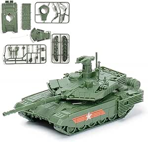 Amazon.com: ViiKONDO Toy Tank Model Kit 1/72 Scale Modern Russian T ...