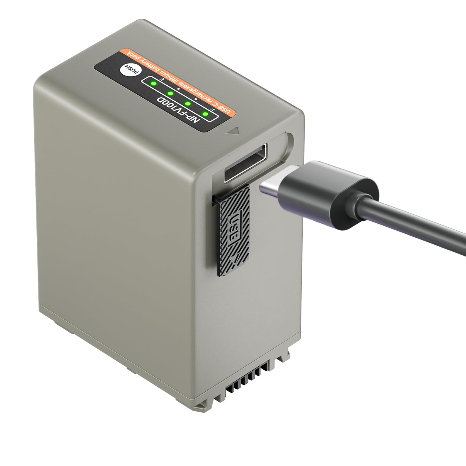 Mspalocell NP-FV100 Batteries,4590mAh NP-FV100A Battery with USB Direct ...