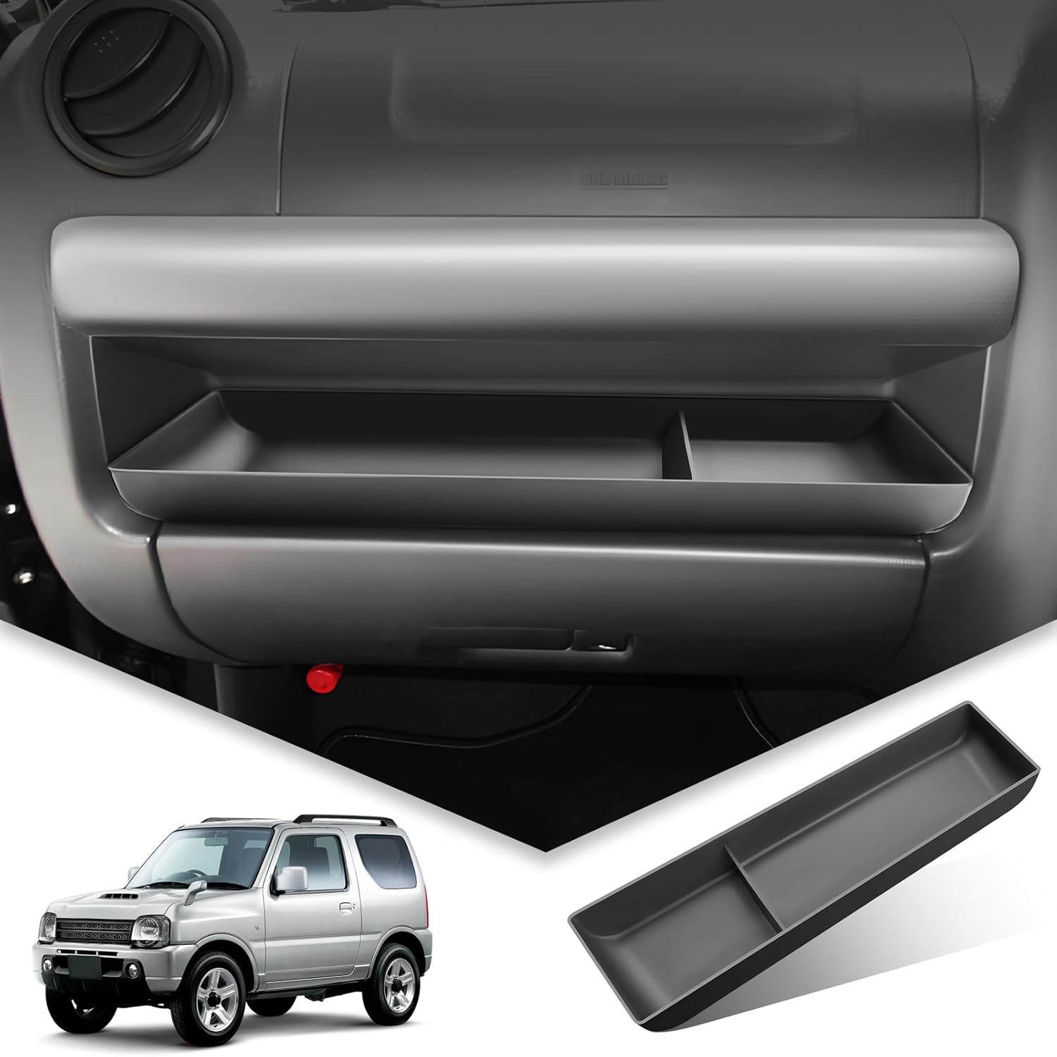 Amazon | BIBIBO スズキ ジムニー JB23 5~10型専用 助手席インパネトレイ AT MT車適応 ジムニーJB23 アクセサリー コンソールトレイ ジムニーjb23 カスタム ...