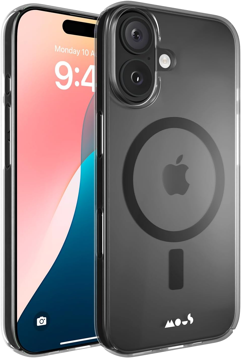 Amazon.com: Mous for iPhone 16 Plus Case Clear MagSafe Compatible - Super Thin 2.0 - Transparent ...