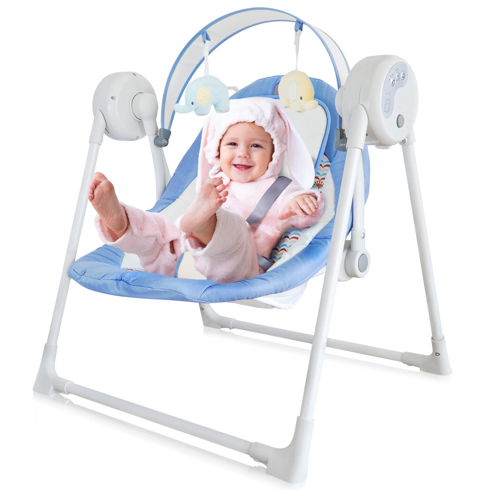 Electric Portable Baby Swing Swing For Infants To Toddler Intelligent ...