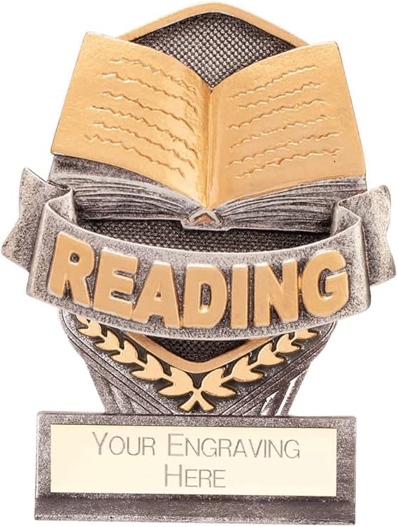 Falcon Reading Trophy award 105mm School award Free Engraving-PA22078A ...