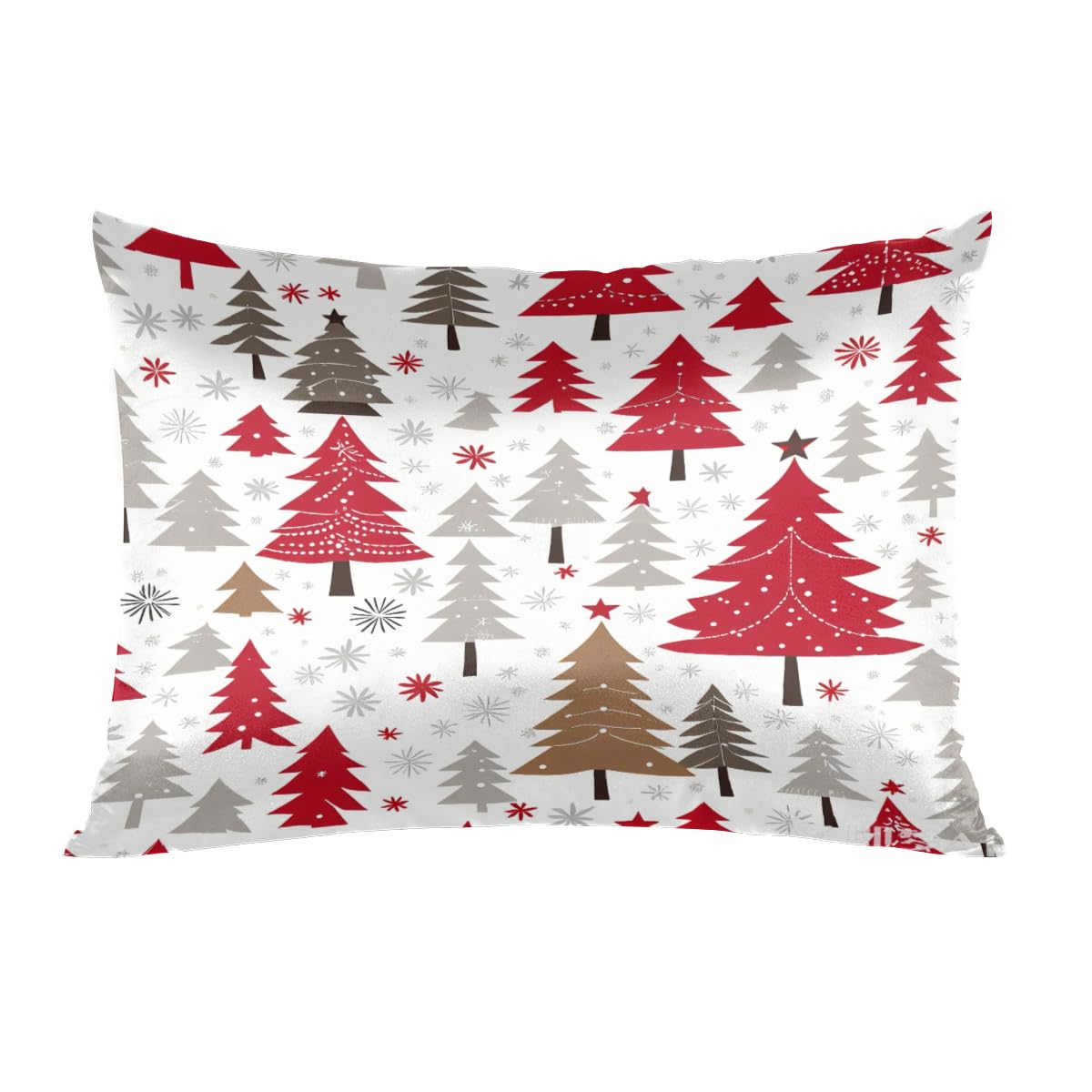 Amazon.com: Winter Trees Christmas Pillowcase for Hair and Skin Silk ...