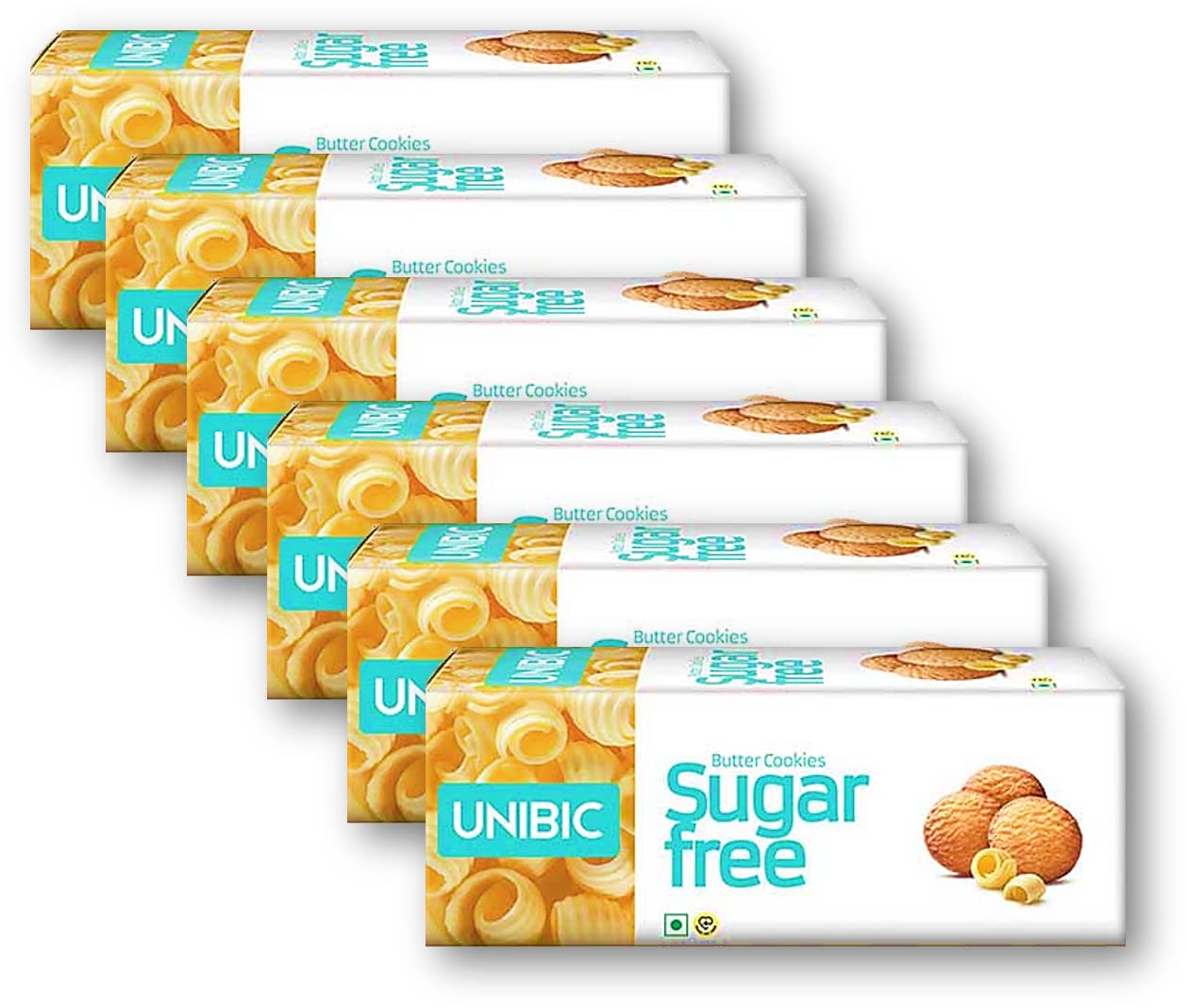 Unibic Sugar Free Butter Cookies 75g (Pack of 6) Unique : Amazon.in ...