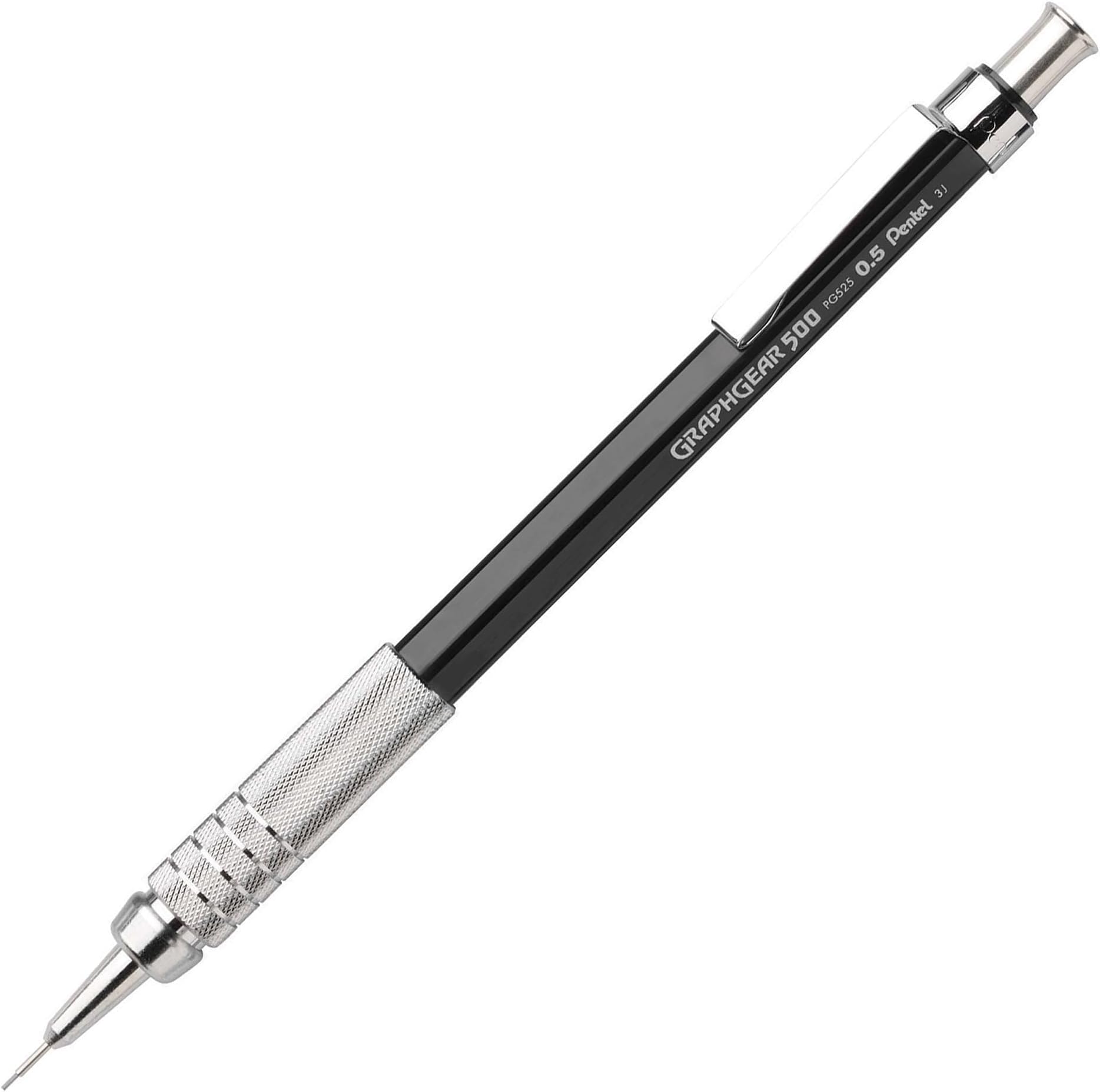 Pentel GraphGear 500 Automatic Drafting Pencil Black (PG525A) : Amazon ...