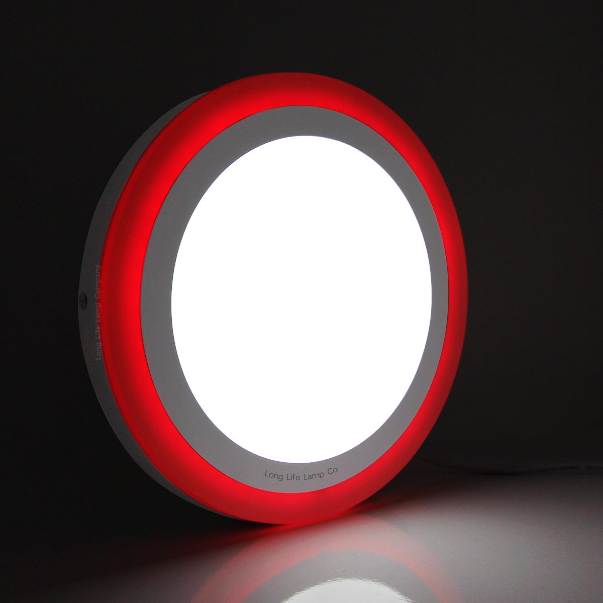 18w LED Novelty Ceiling Light Cool White with Red Ambient Ring Surface ...