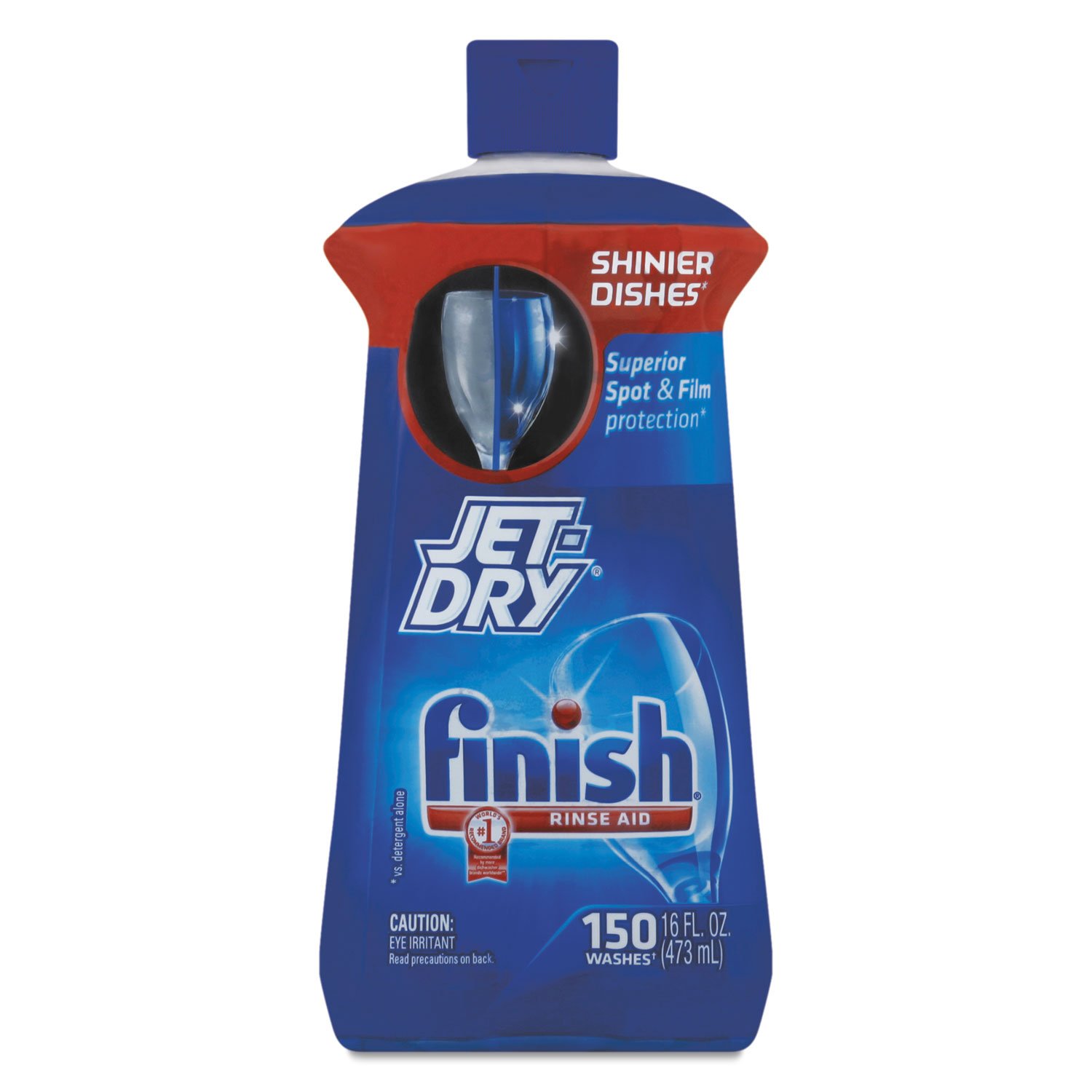Finish Jet-Dry Rinse Aid, 16oz, Dishwasher Rinse Agent & Drying Agent ...