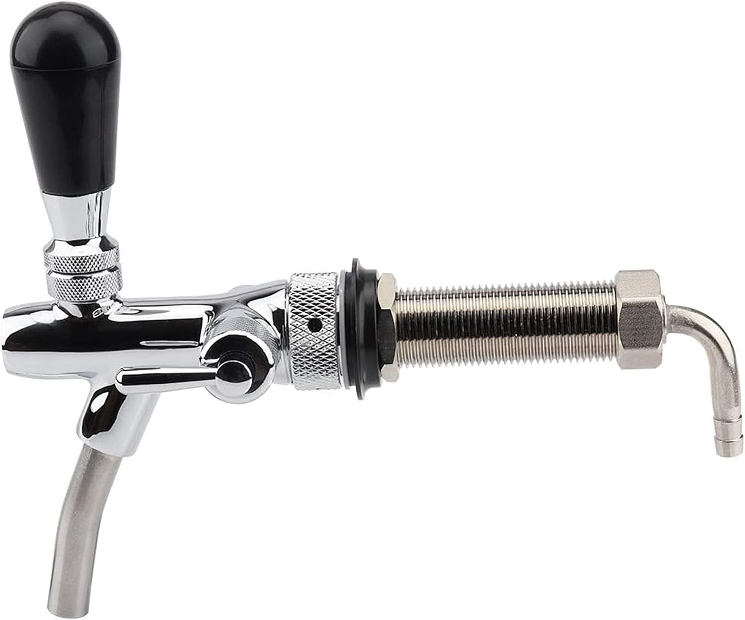 Amazon.com: MRbrew Adjustable Beer Faucet, Stainless Steel Core Chrome ...