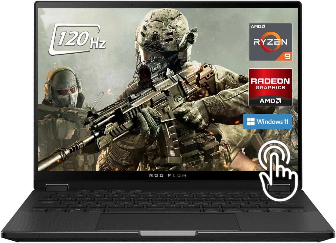 Amazon.com: ASUS Gaming Laptop, ROG Flow X13 13.4" Full HD+ Touch 2-in ...