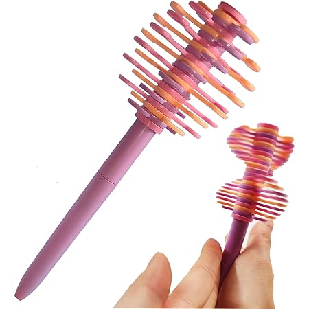 Amazon.com : 4 Pcs Fidget Toy Pen Rotating Decompression Ballpoint Pen ...