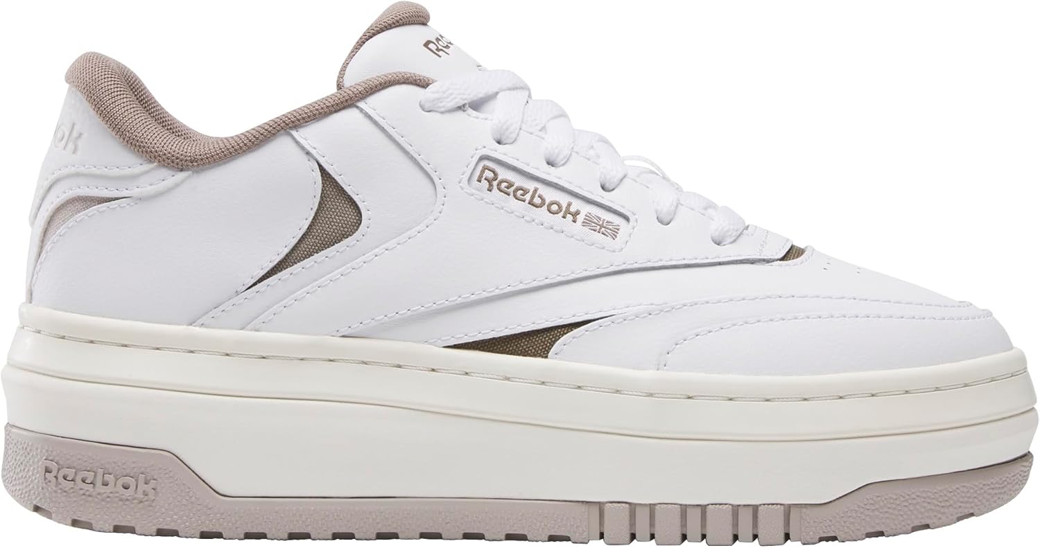Reebok Womens Club C Extra Platform Sneakers for Women Legacy