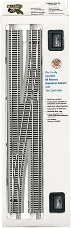 Amazon.com: Bachmann Trains - Snap-Fit E-Z TRACK #6 REMOTE CROSSOVER ...