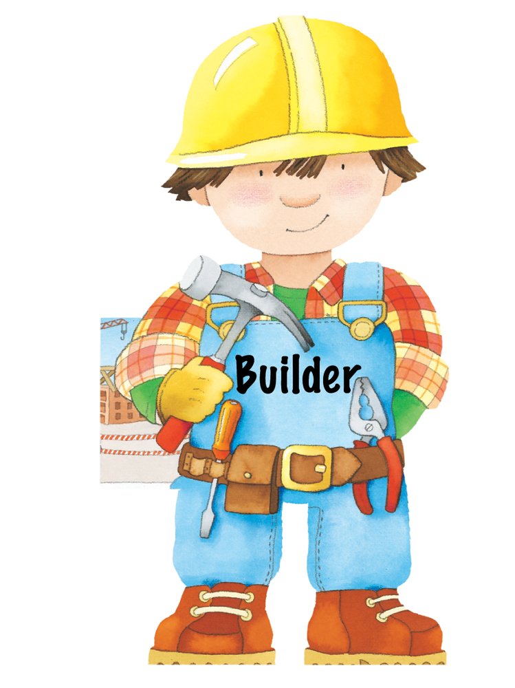 Builder (Little People Shape Books): Caviezel, G., Mesturini, C ...
