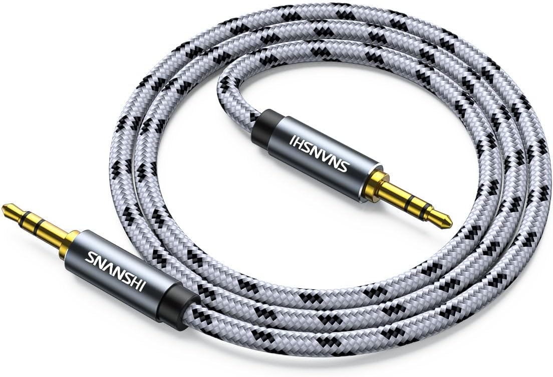 Amazon.com: Aux Cord,4ft/1.2M 3.5mm Audio Cable Headphone Cable Male to Male Stereo Hi-Fi Sound ...