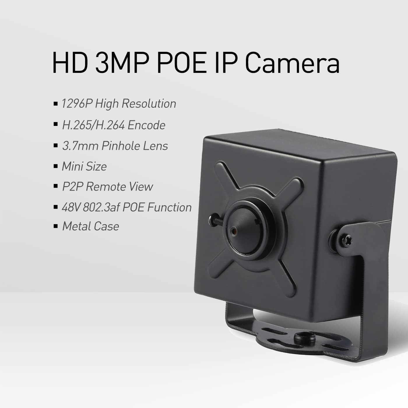4K Distortionless PoE Mini Cube Live IPCAM, 54% OFF