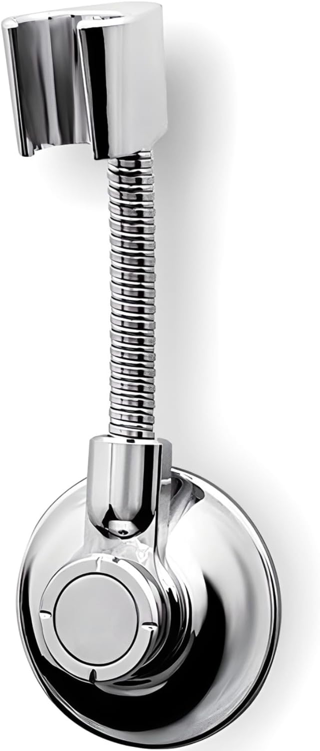 Flexible Dual Vacuum Suction Shower Head Holder, Bends Sideways and ...
