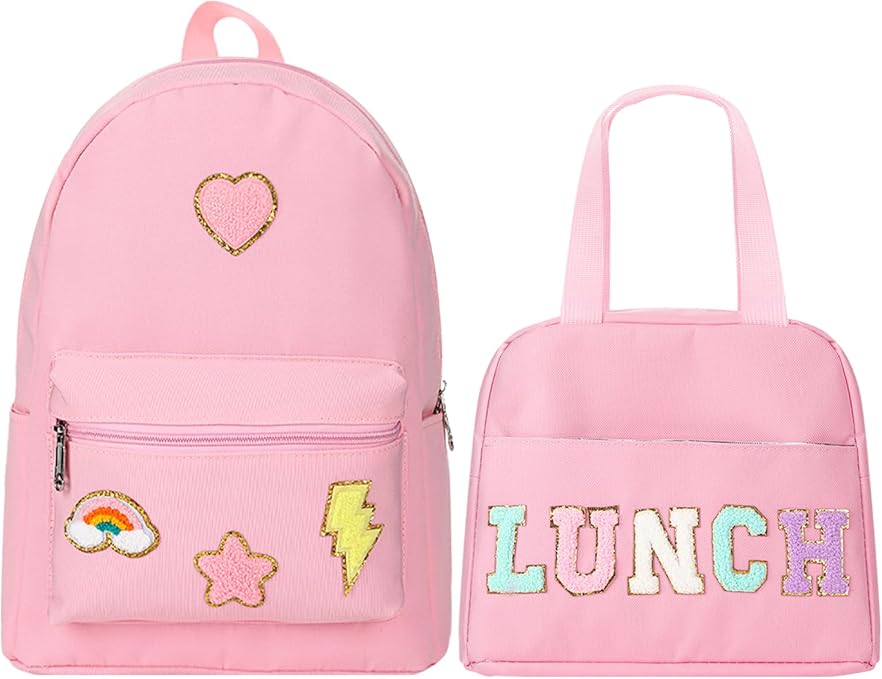 Amazon.com | Bulyoou Preppy School Backpack Set for Girls Backpack and ...