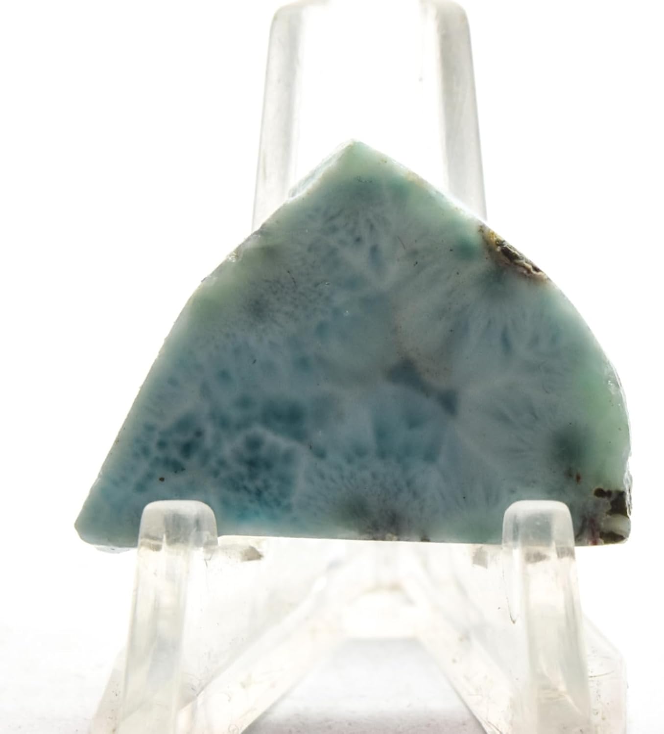 Amazon.com: 46.5ct 29mm Blue Pectolite Larimar Rough Slab Natural ...