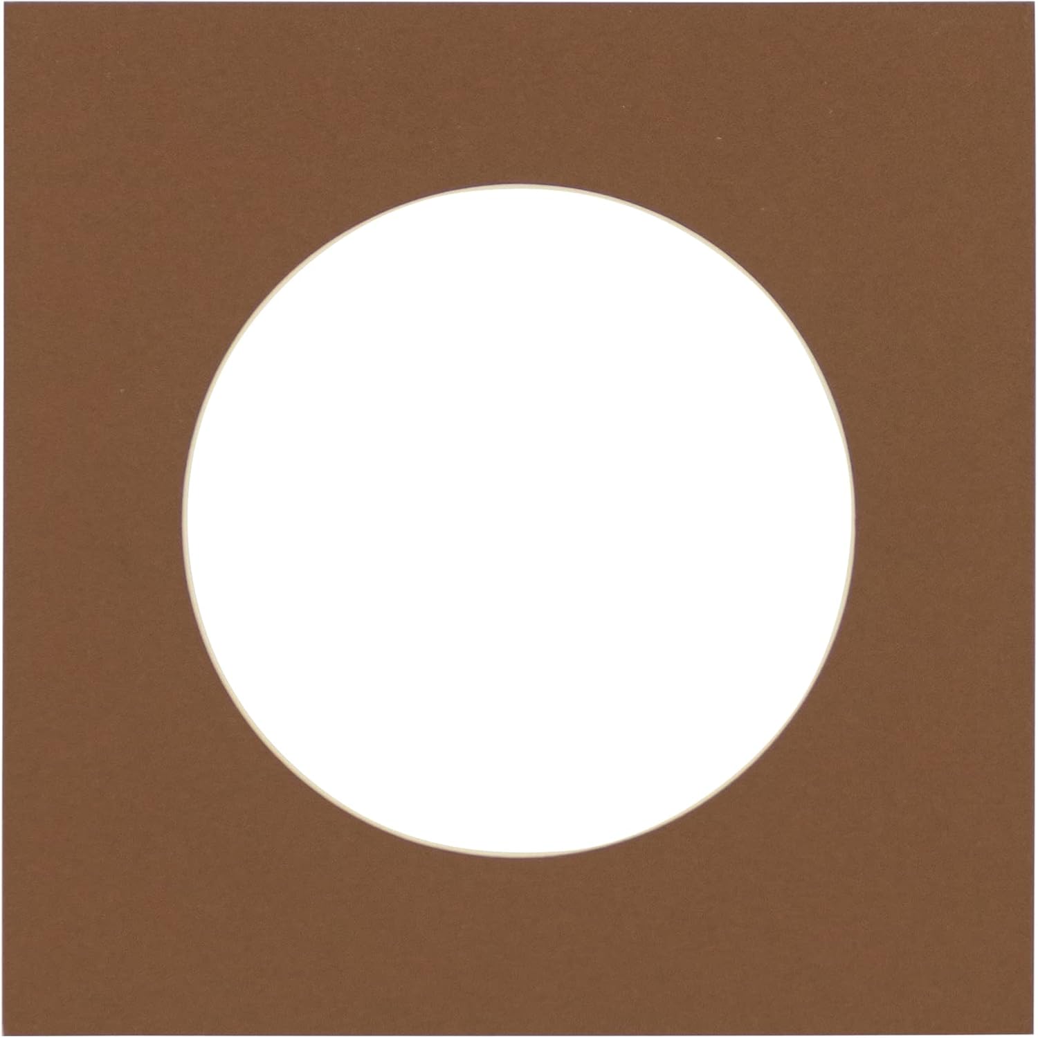 Amazon.com: 10x10 Mat Bevel Cut for 6x6 Photos - Precut Aged Oak Brown ...