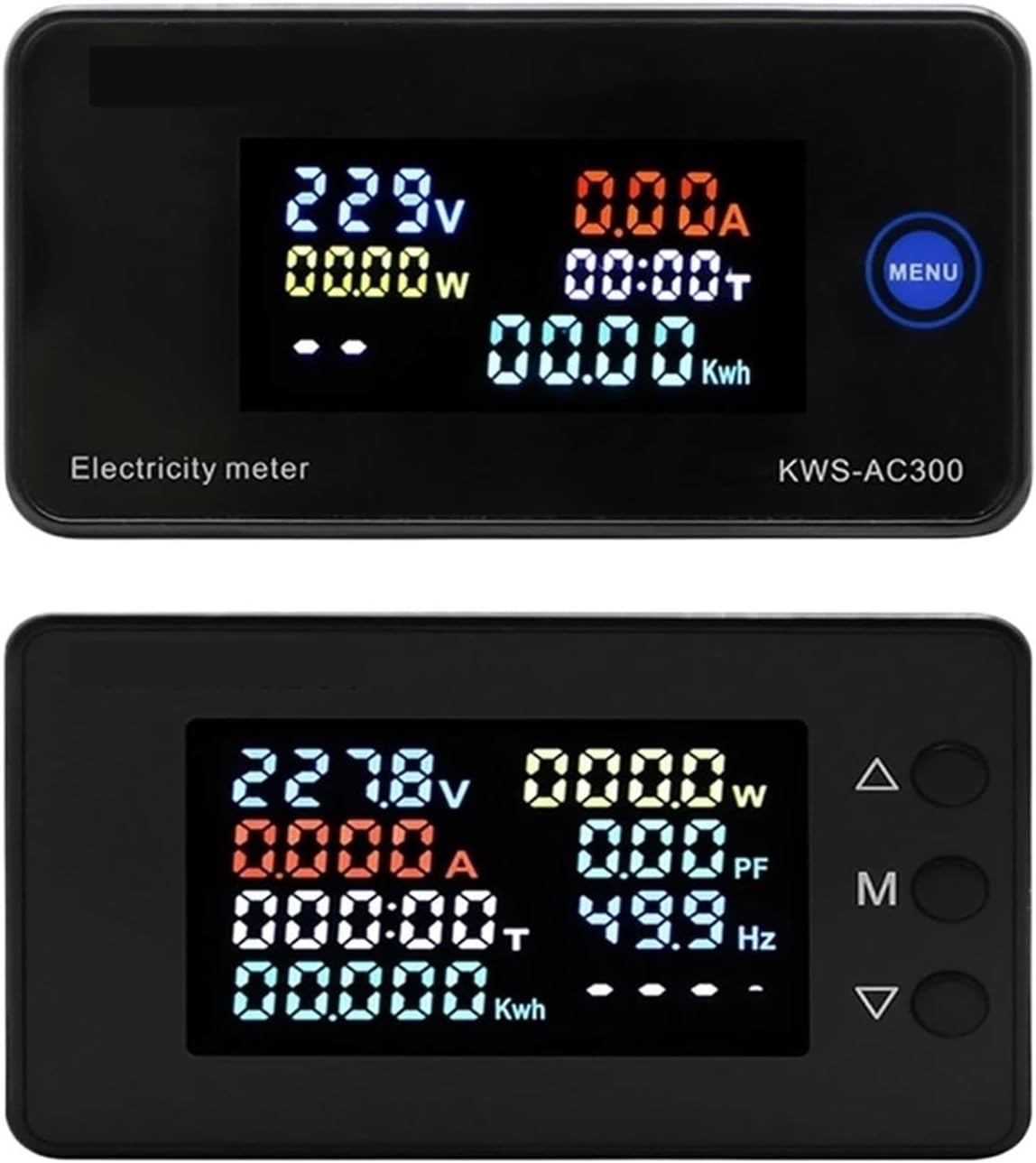 KWS-AC301 KWS-AC300 AC 50-300 100A Voltímetro Digital de energía ...