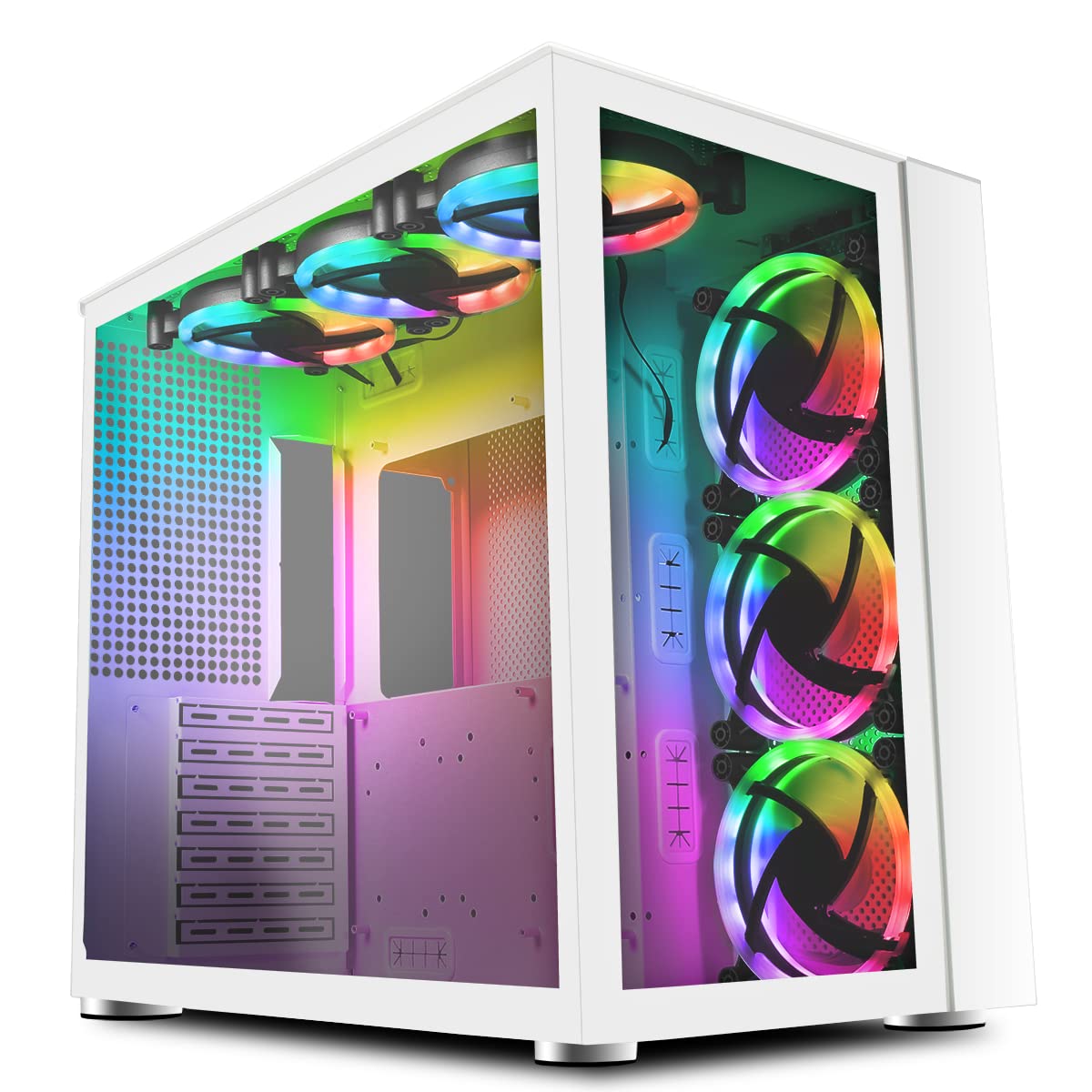 Gamemaxinfinity Mid Tower Atx Pc Gaming Case With 6 X | Desertcart INDIA
