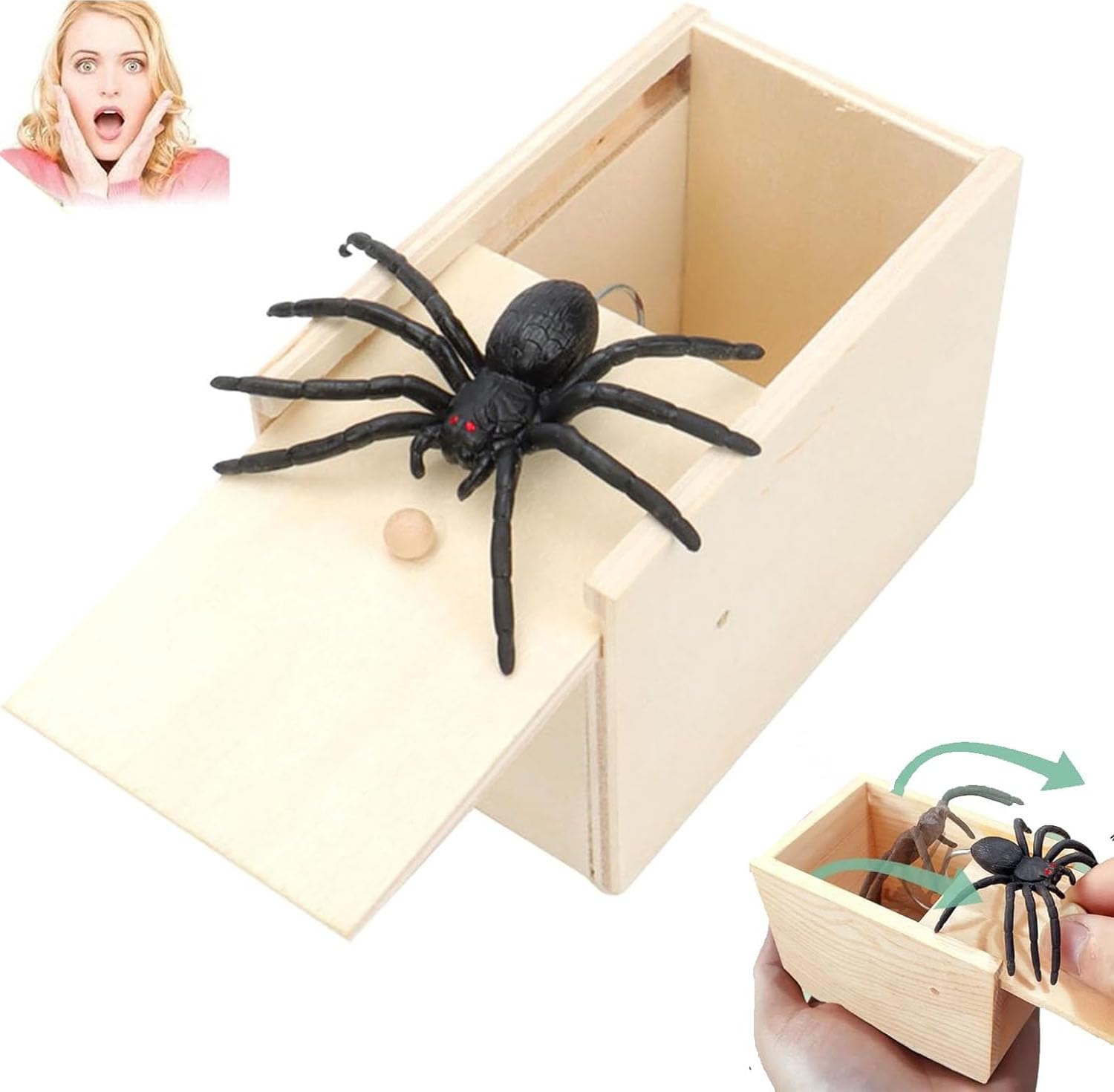 Buy Spider Prank Toy Box, Spider Box Prank Toy, Spider Trick Box ...