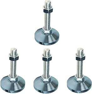 Amazon.com: BREAKA 4 Pieces of M12 Thread Adjustable Rod Leveling Feet ...