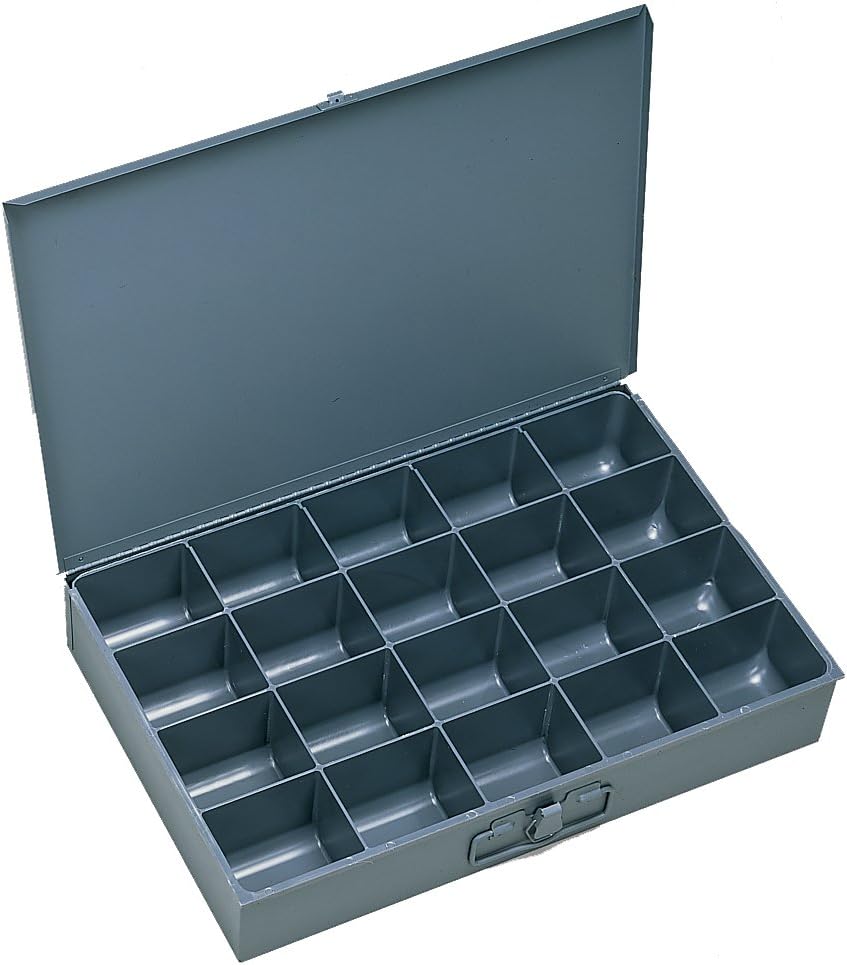 DURHAM Compartment Box - 13-1/4 x9-1/4 x2" - (8) Compartments - With ...