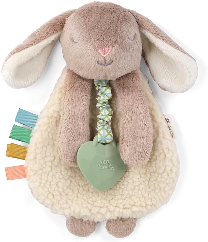 Amazon.com : Itzy Ritzy - Itzy Lovey Including Teether - Baby Lovey ...